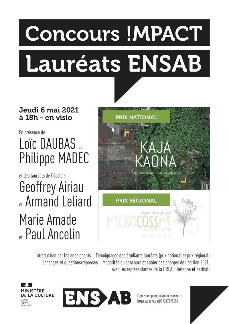 Lauréats de l’ENSAB | Concours !mpact | Rendez-vous | Topophile